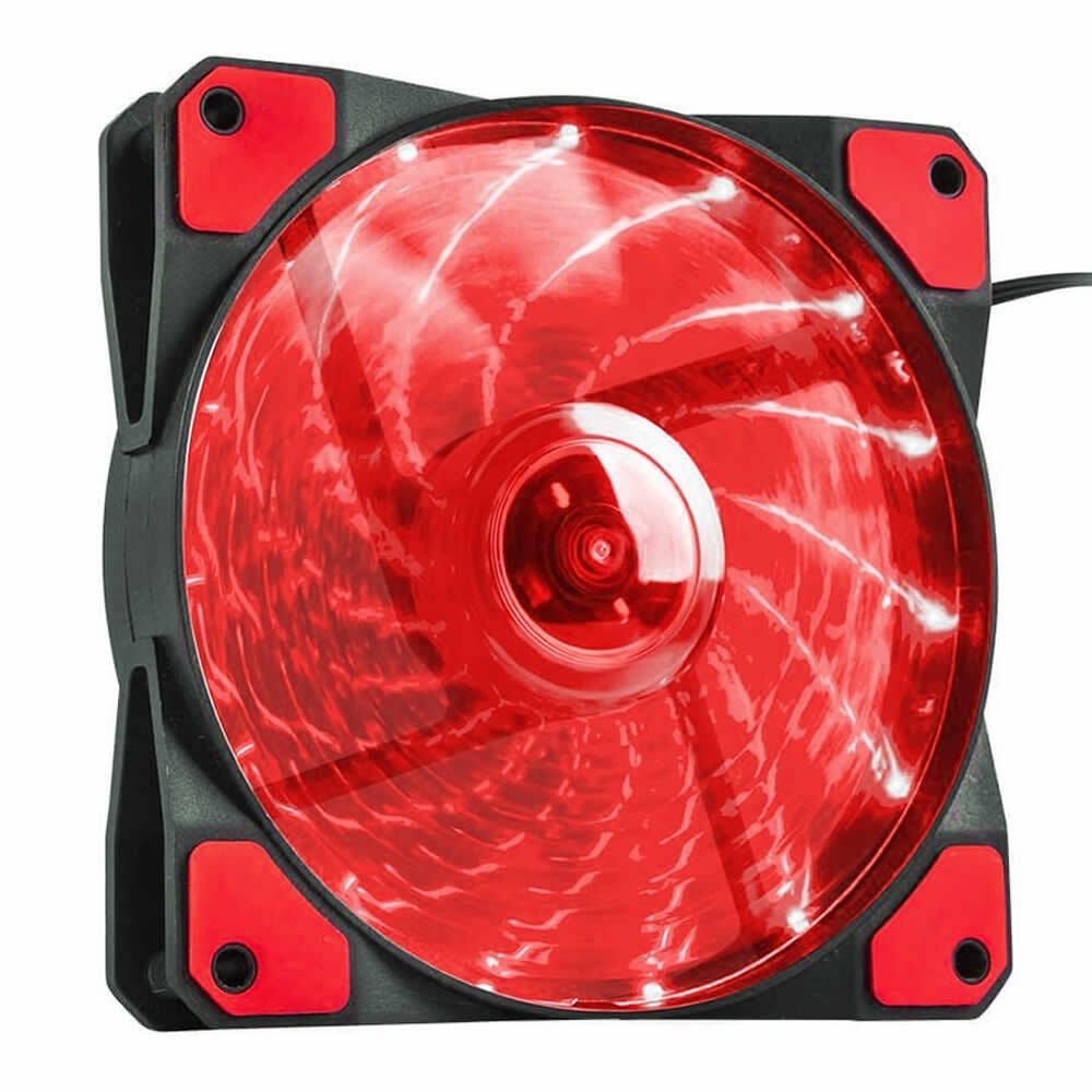 Jedel 120mm Blue LED PC Case Cooling Fan - DigiDirect